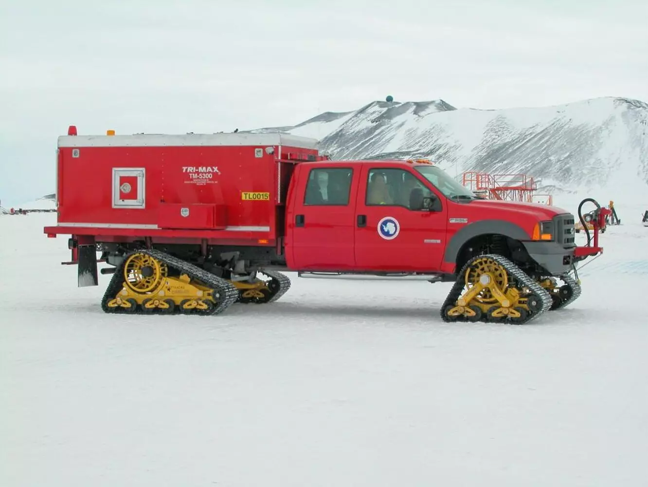 Antarktické hasičské auto