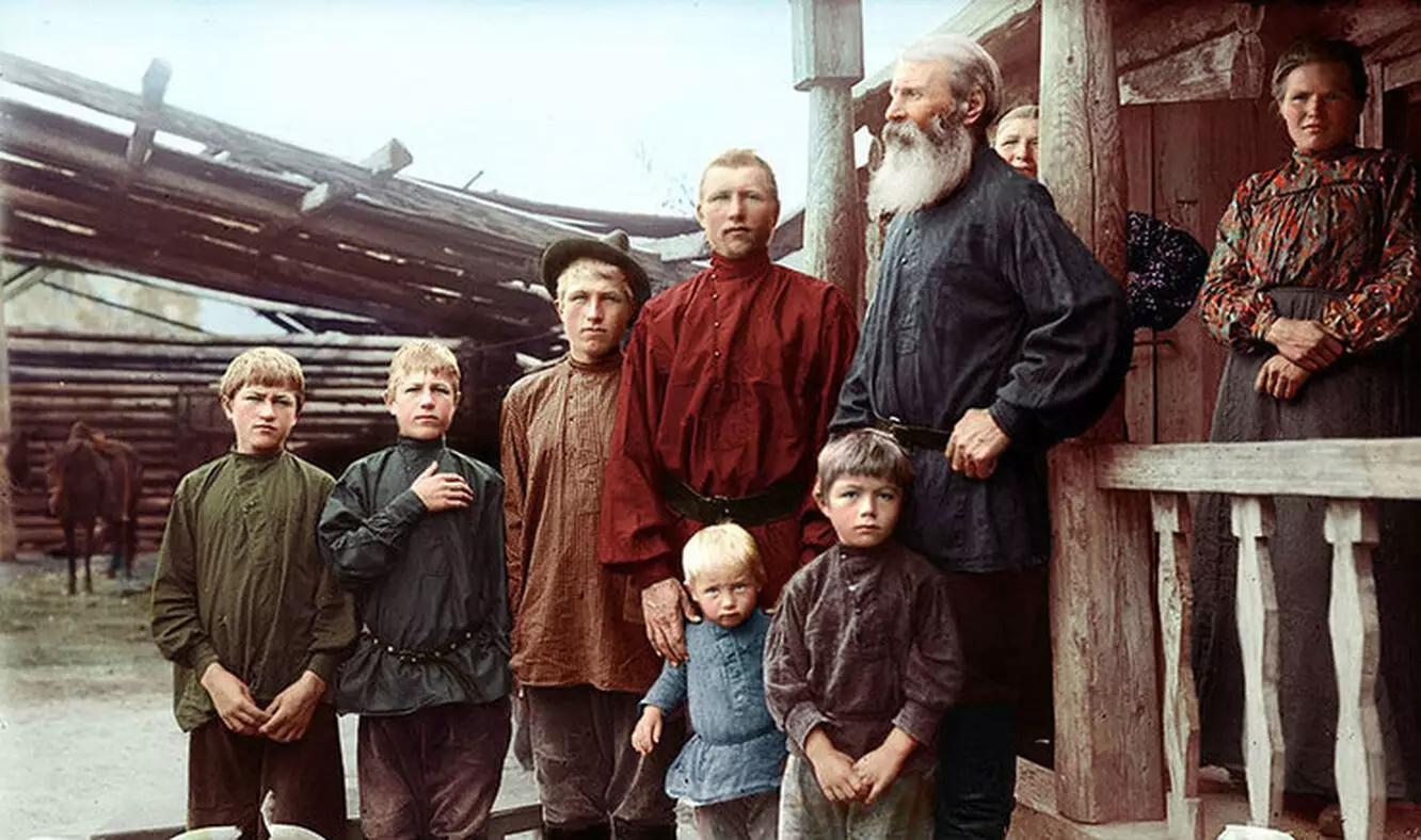 Familja tal-bdiewa, id-distrett ta’ Perm, 1900