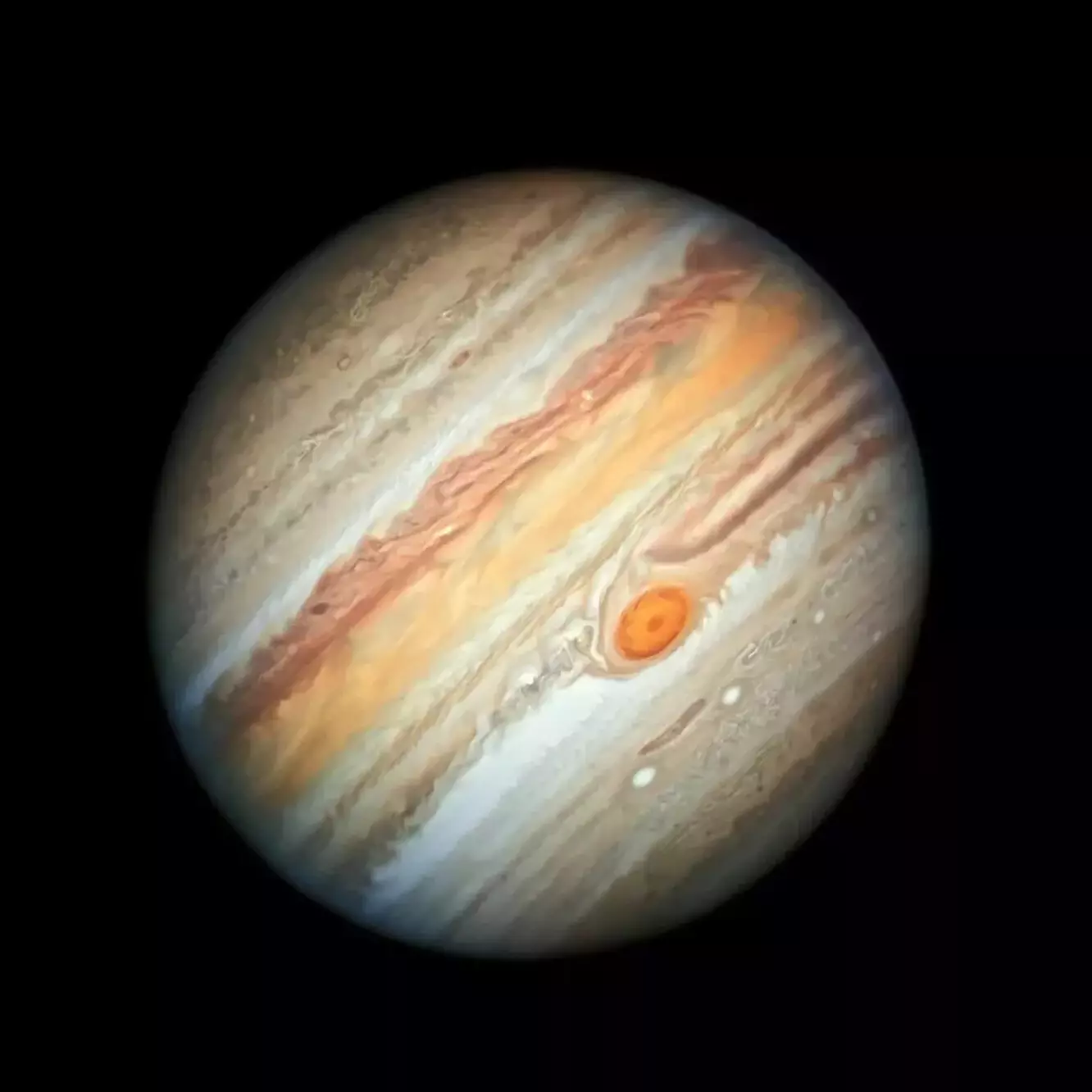 Groot Rooi Vlek op Jupiter