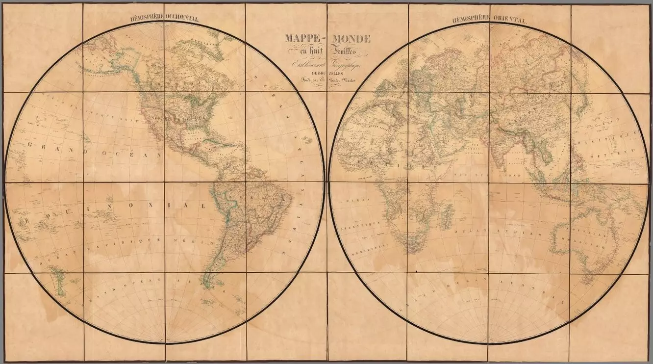 Mapa antic del món