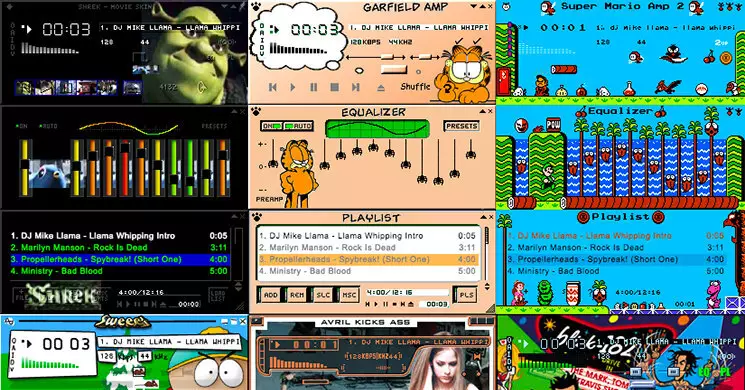 Museum kulit Winamp dibukak