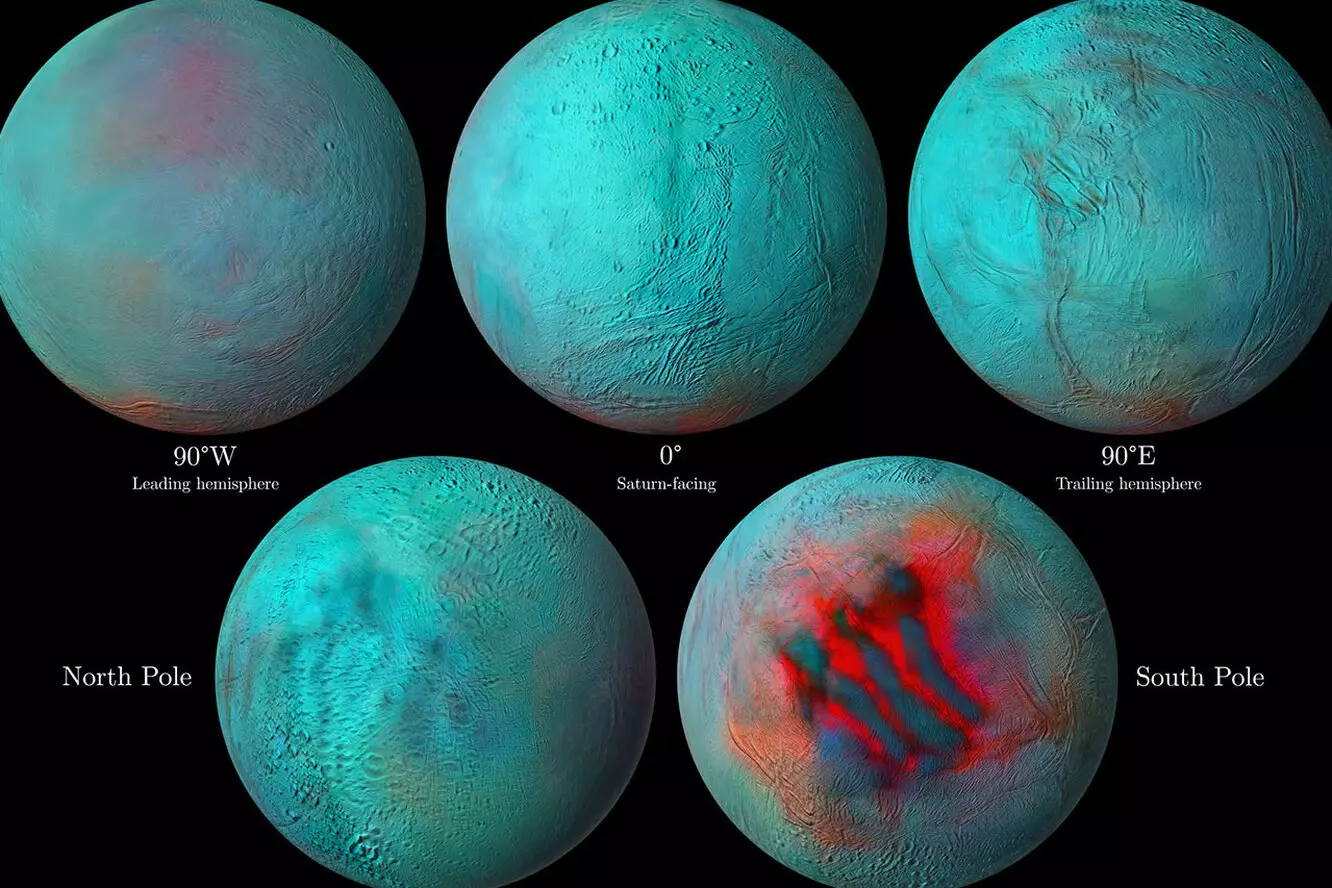 Enceladus'ta taze buz keşfedildi