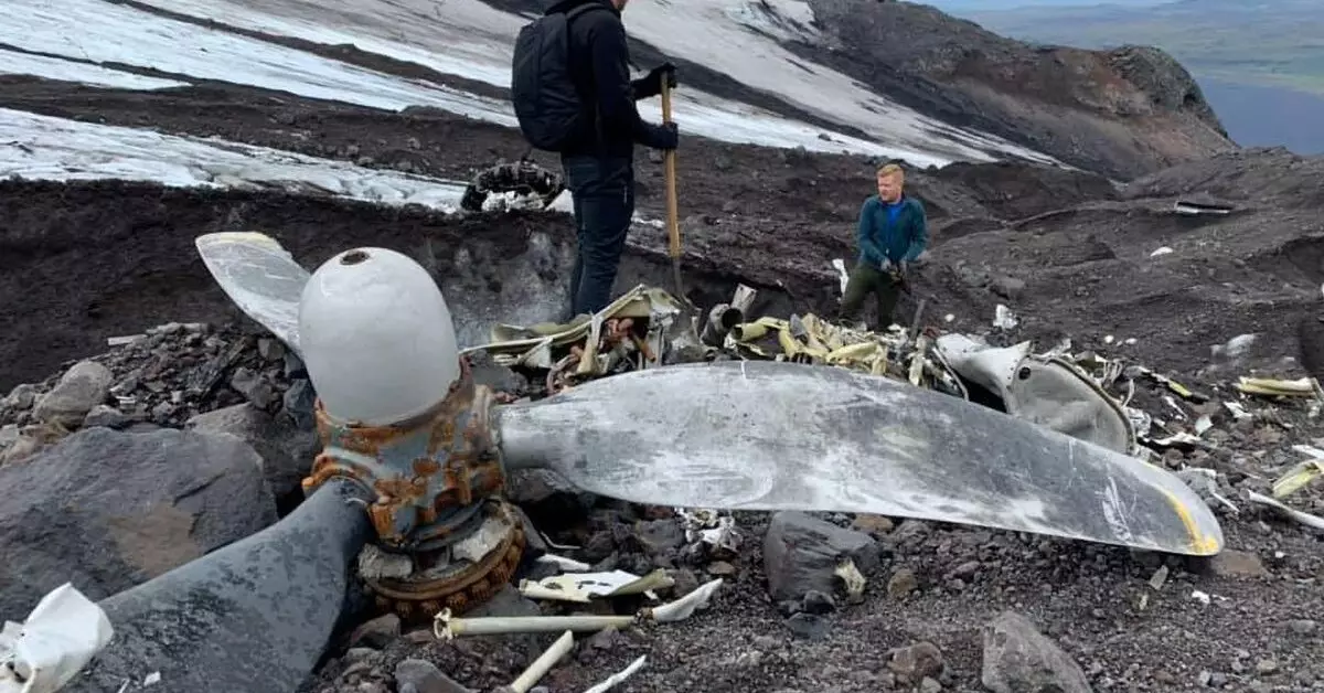 American bomber thawed out in Iceland after 76 years