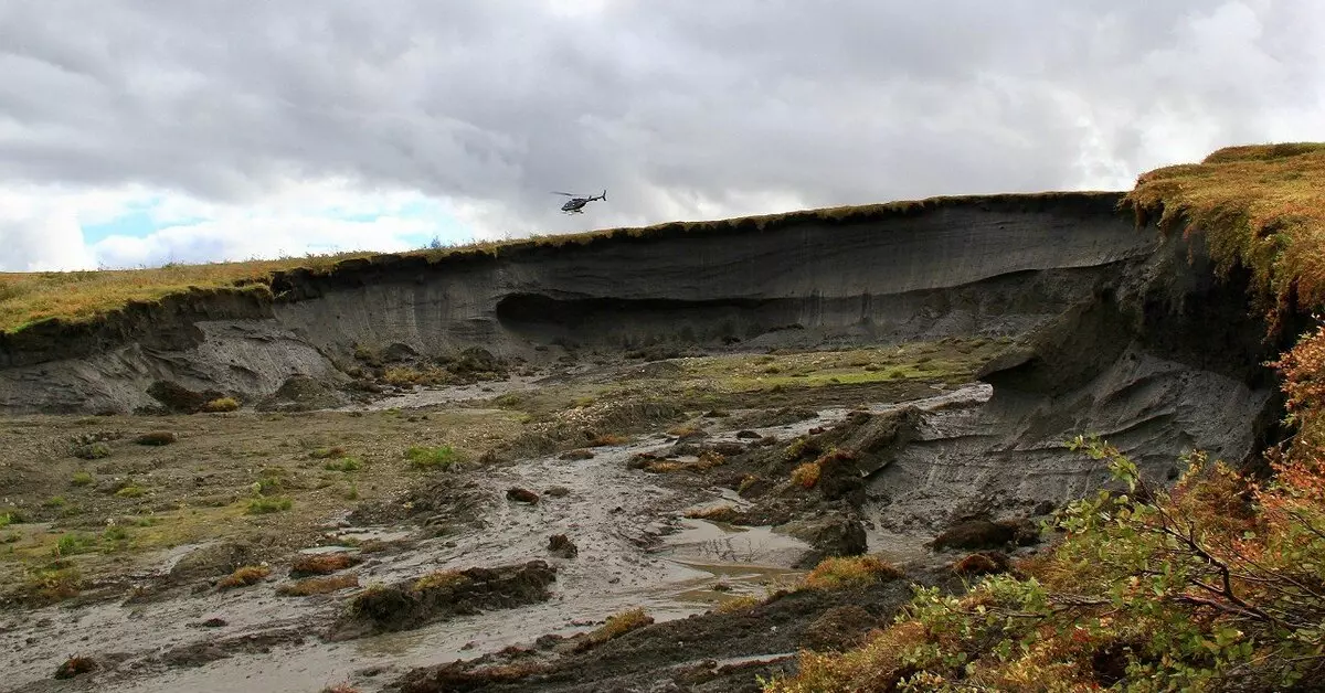 Qoto dheer ee dhalaalida permafrost ee Arctic ayaa kordhisa sannad kasta