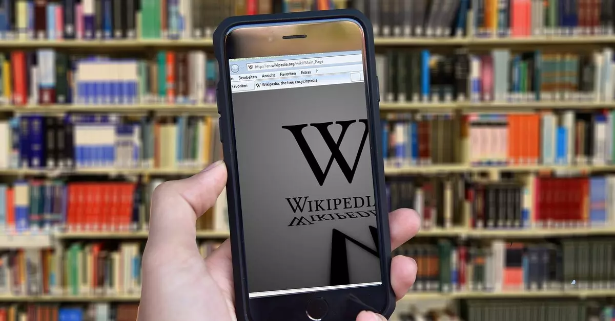 Wikipedia gör om webbplatsen