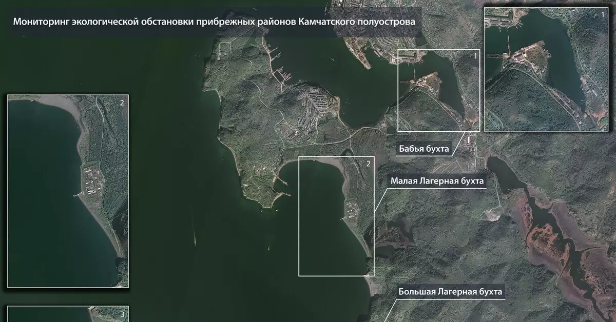 El desastre ambiental a Kamtxatka filmat des de l'espai