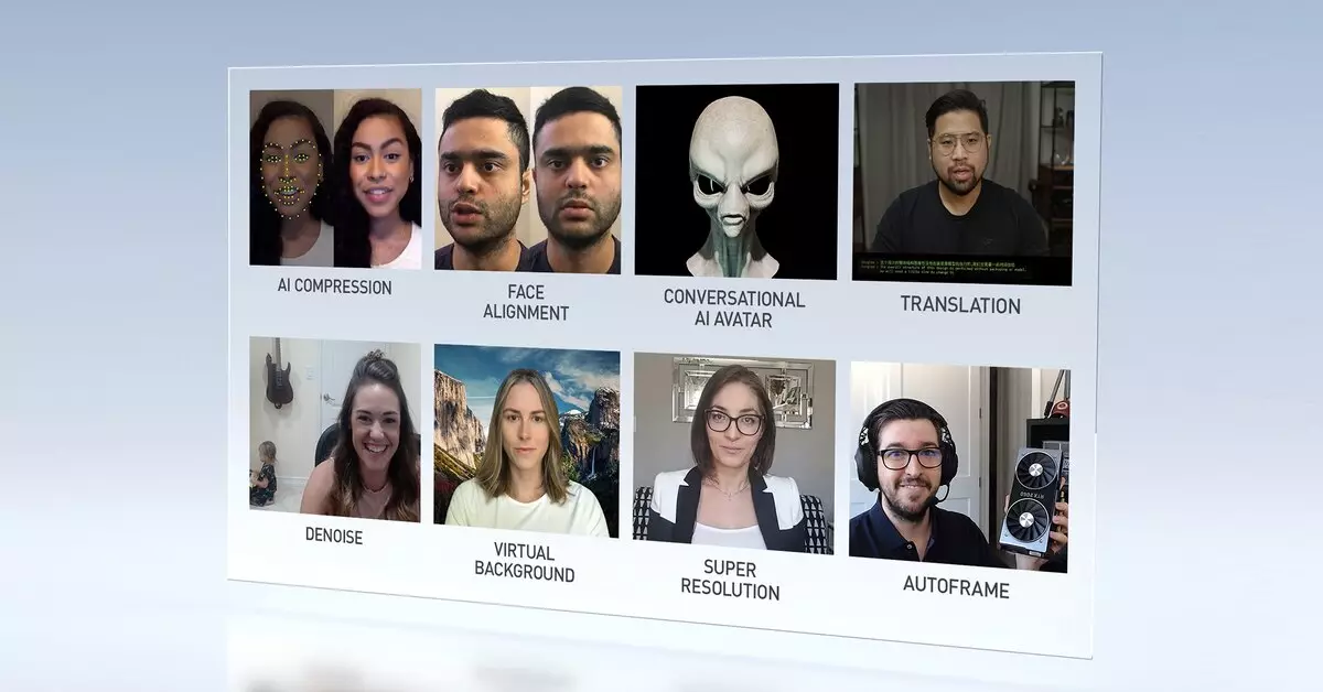 Plataforma de comunicación de vídeo Nvidia Maxine AI