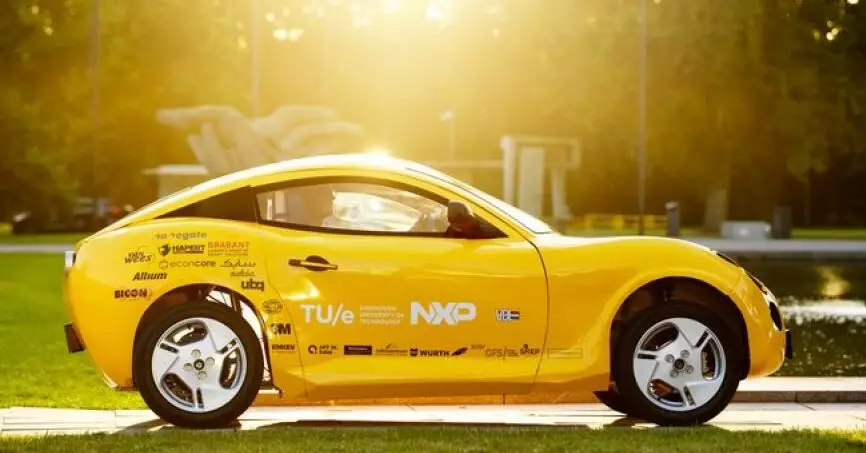 Luca is a car made from recycled waste