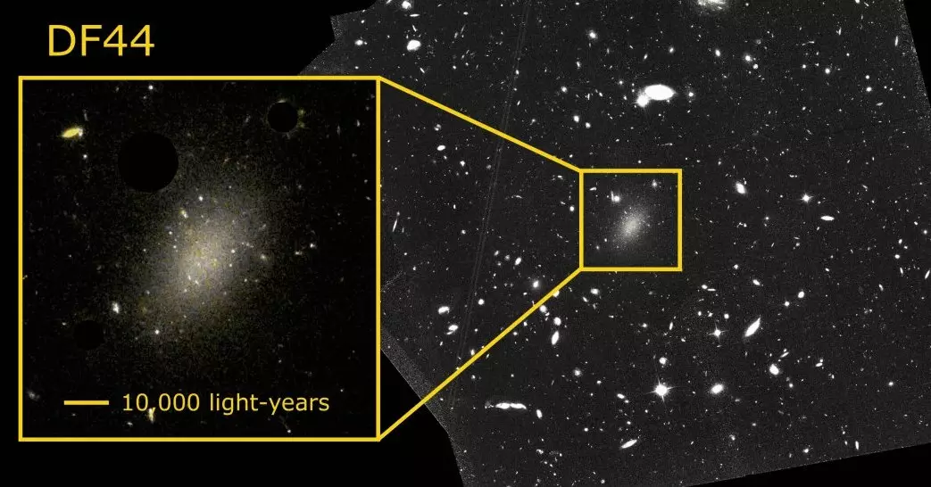 Løste mysteriet om galaksen, bestående af mørkt stof