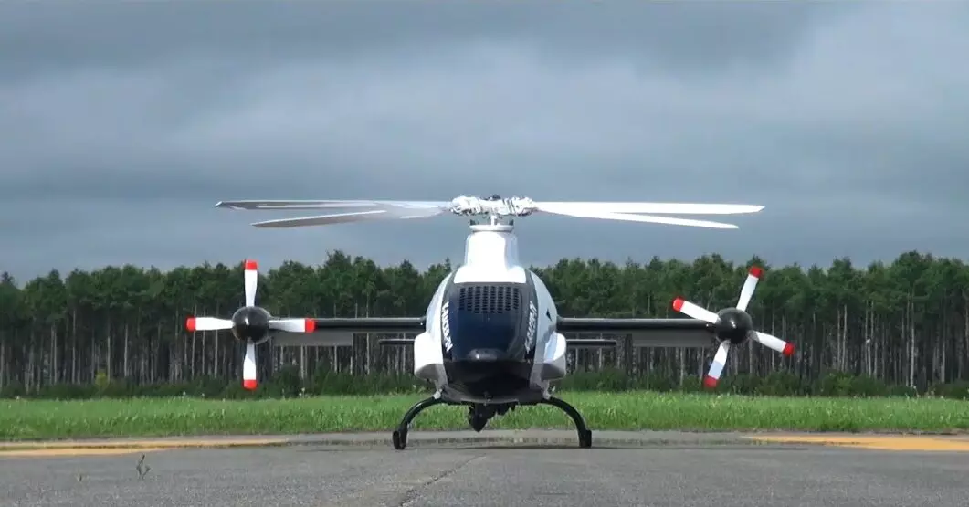 Drone de asa rotativa de alta velocidade foi testado