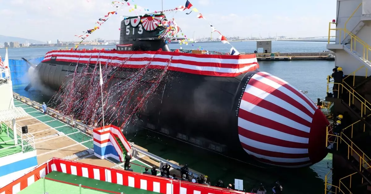 Japan launches first new type of submarine