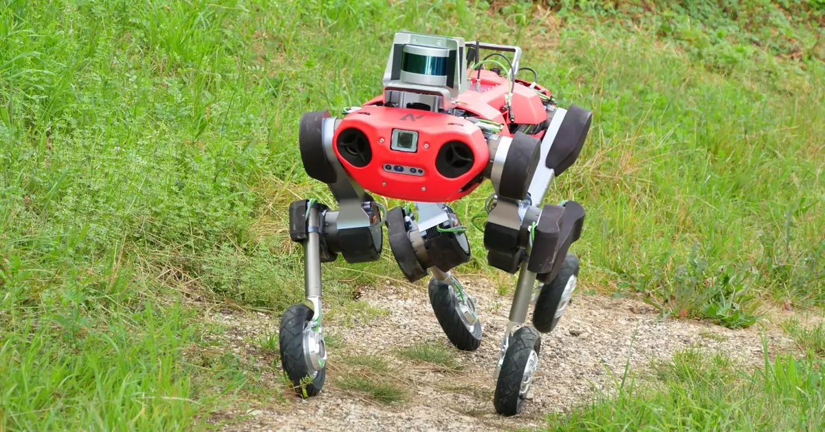 Legged robots krijgen een universele set wielen