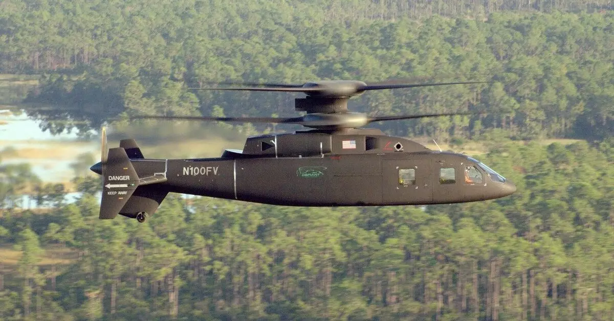 Ny amerikansk helikopter accelererade till 420 km/h