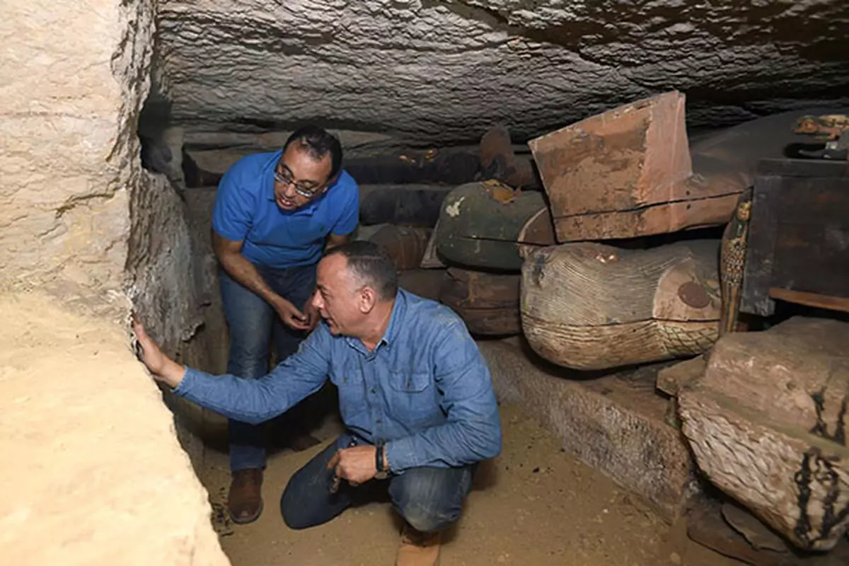 Sarcophagi hittade igen i Saqqara, finner intresserade av Netflix 135997_4