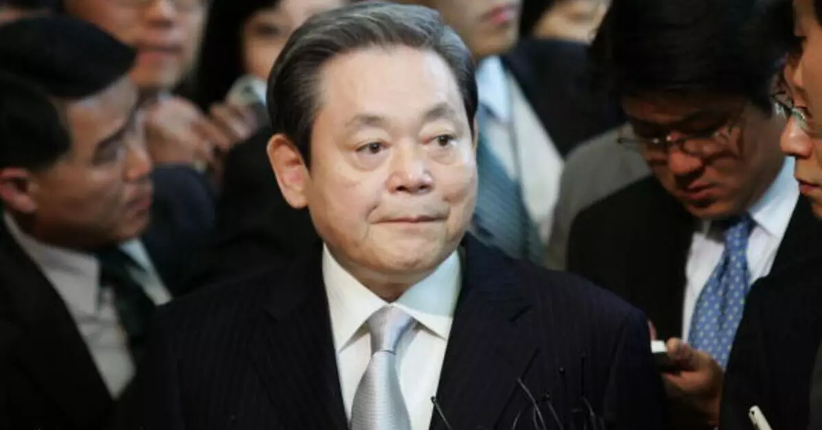 Samsung Electronics CEO Lee Gong Hee dør