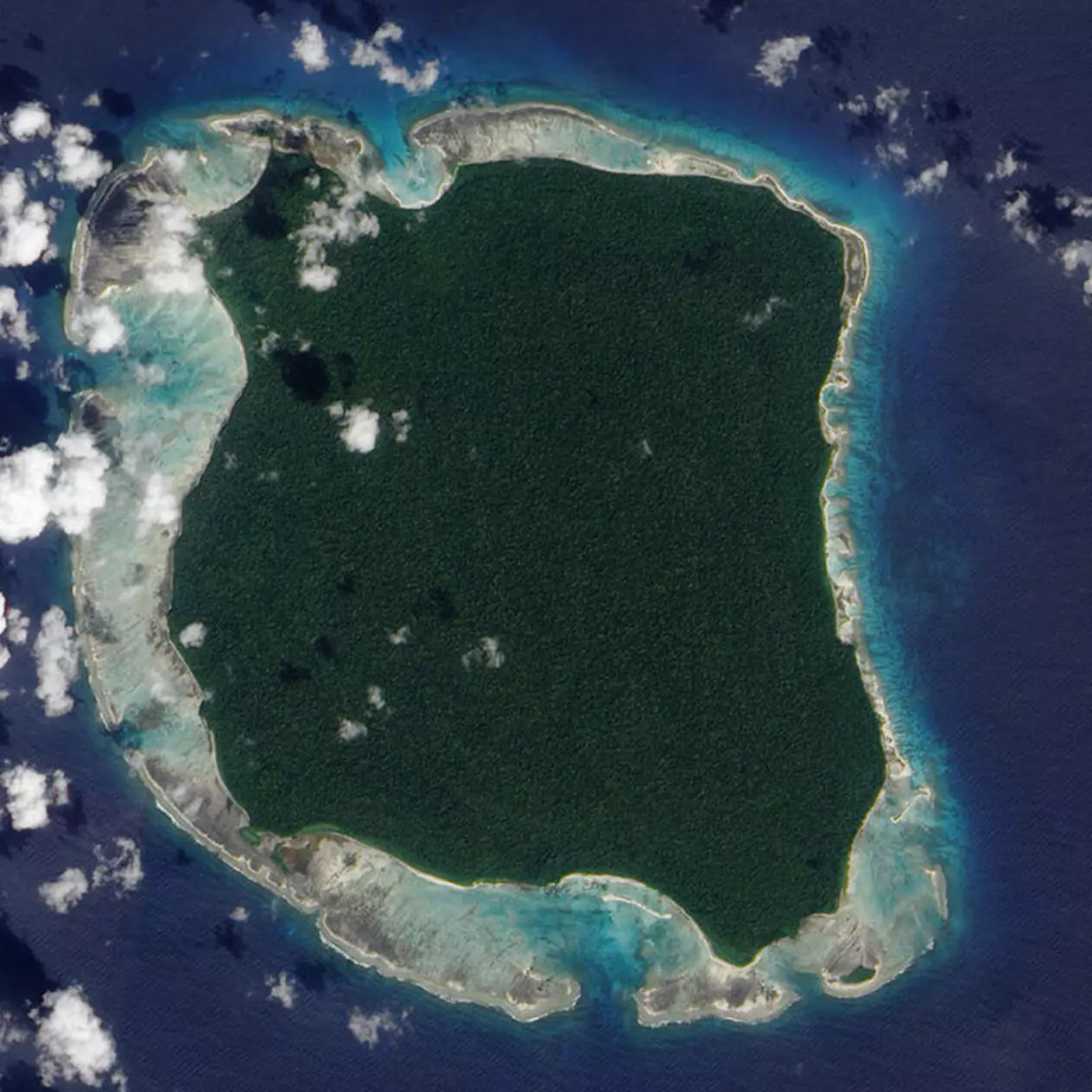 North Sentinel Island is one of the islands of the Andaman archipelago located in the Bay of Bengal. The indigenous population - the Sentinelese - is a very small ethnic group, whose number today is estimated between 50 and 400 representatives. Aborigines are extremely hostile to outsiders, meeting any attempts to make contact with them with arrows and spears. Almost nothing is known about their language.