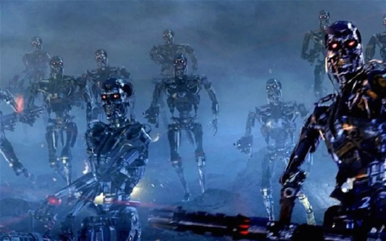 1. Verdens undergang på grunn av kunstig intelligens. Selvfølgelig er AI til stor hjelp for menneskeheten, men det kan også være en alvorlig trussel. Kosmolog Max Tegmark sammenligner utviklingen av kunstig intelligens med å lage atomvåpen. Måter å inneholde avansert AI blir tenkt ut, siden hvis det kommer ut av kontroll, vil vi ha en ikke-fiktiv ende av verden. Med andre ord kan «The Matrix» og «Terminator» fortsatt skje i virkeligheten.
