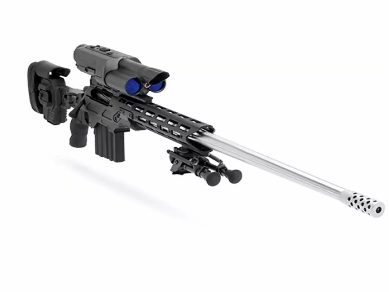 A Bolt-Action .338 TP mesterlövész puska nagy pontosságú célzási technológiával van felszerelve, amely kiszámítja a célpont távolságát, és ennek megfelelően optimalizálja a puskát. Egy ilyen csoda 50 000 dollárba kerül.
