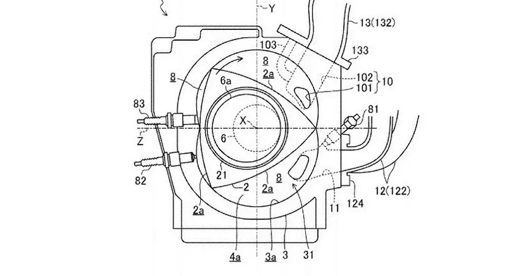 400hp Mazda rotary piston turbo engine