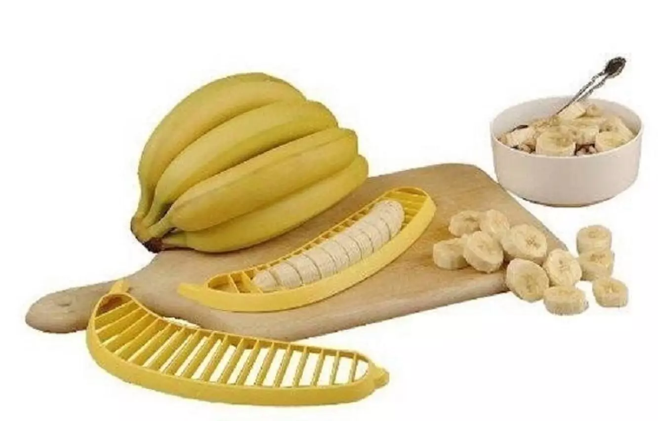 Banankutter. Bare bananer. Flott for folk som baker bananpaier hver dag, for resten ser det mer ut som et forsøk på å skille seg ut fra mengden av husmødre.