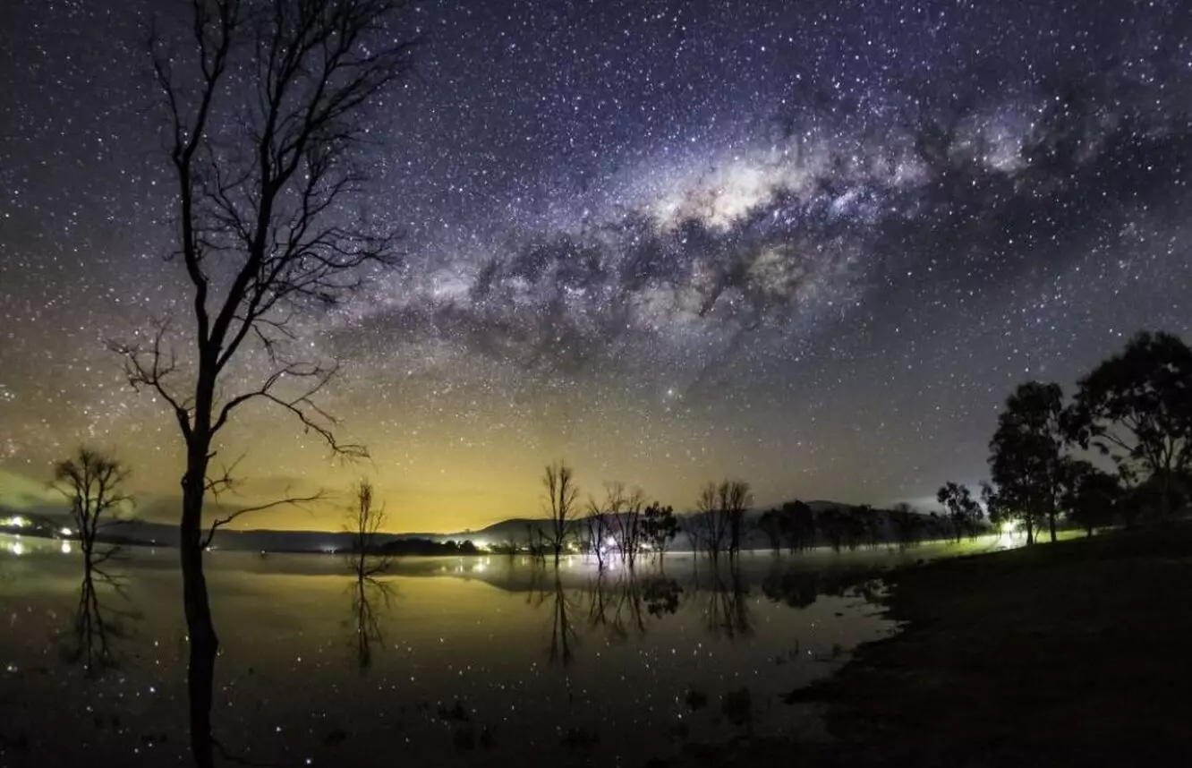 The Milky Way over Bonnie Doon