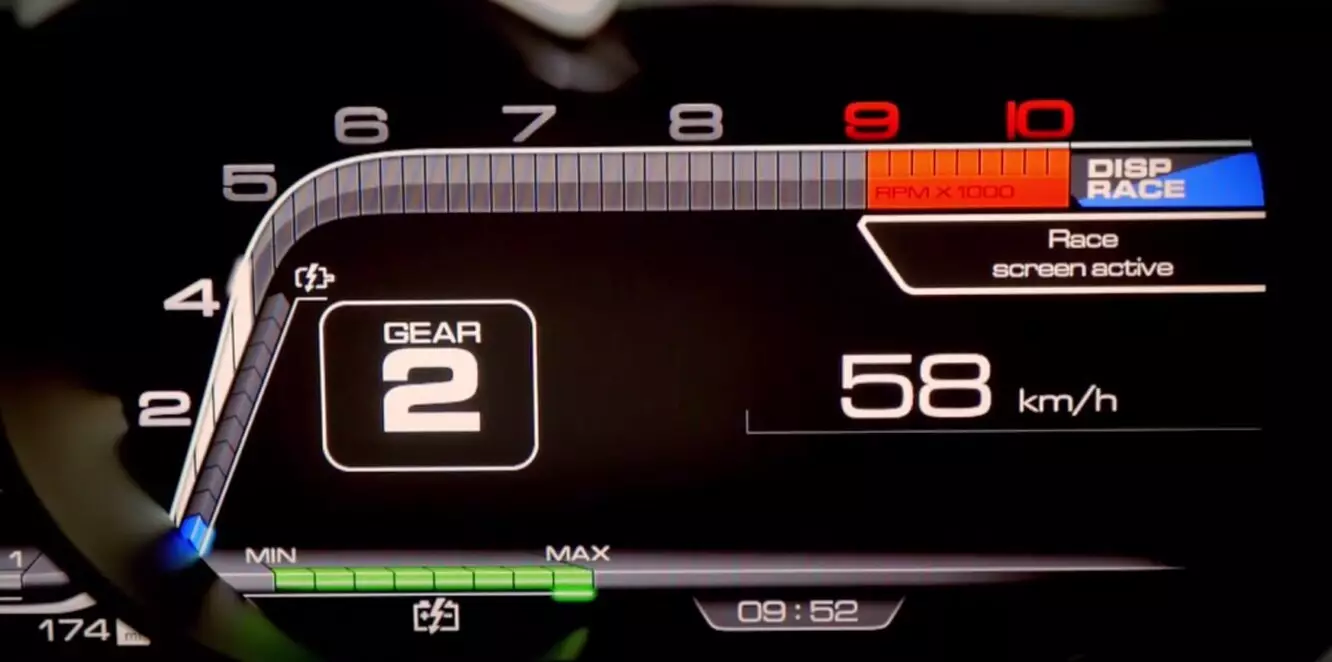 Ferrari LaFerrari: Dashboard yabwino ya hypercar yayikulu yosakanizidwa.