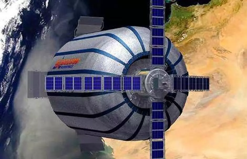 Peluncuran Genesis-2 Bigelow Aerospace ditundha. Lan piranti sadurunge Genesis-1, prototipe hotel inflatable orbital, kasil dibukak ing orbit ing mangsa panas 2006.