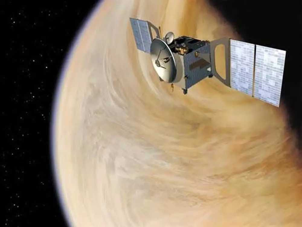 Venus Express-sonden og 12 andre jordbaserede observatorier vil udføre en omfattende undersøgelse af Venus