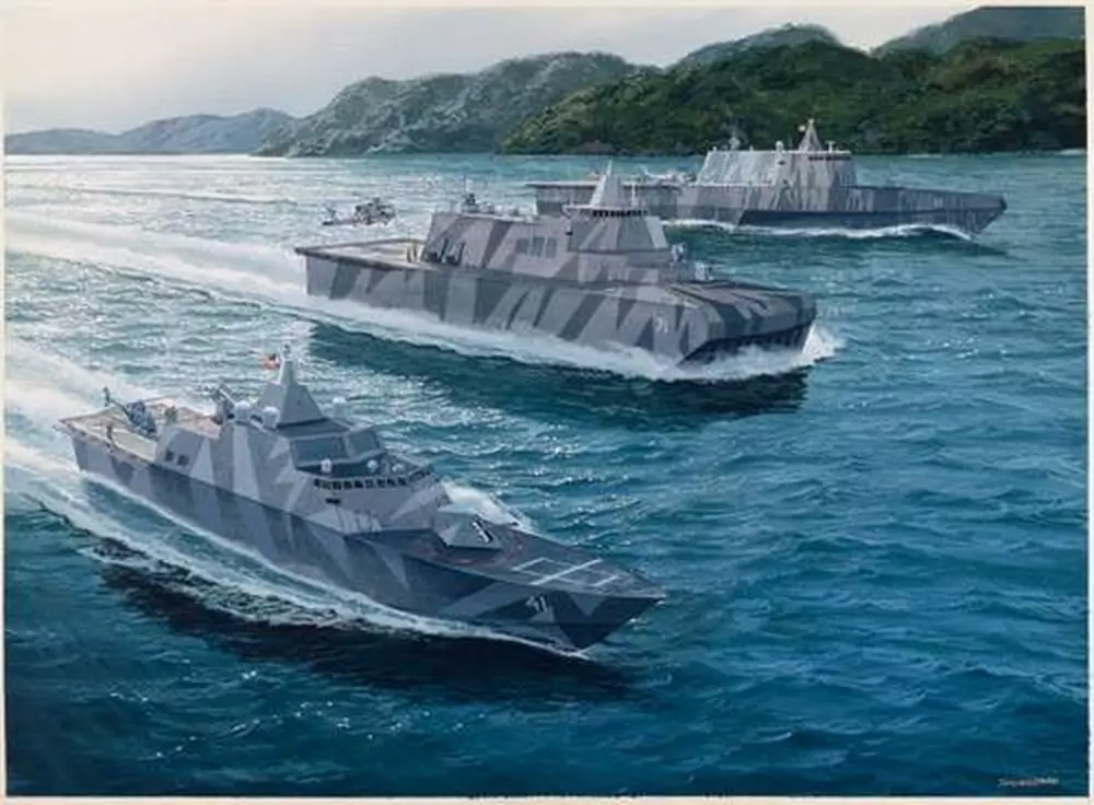 Three different hull designs compete with each other. All ships are fast and invisible