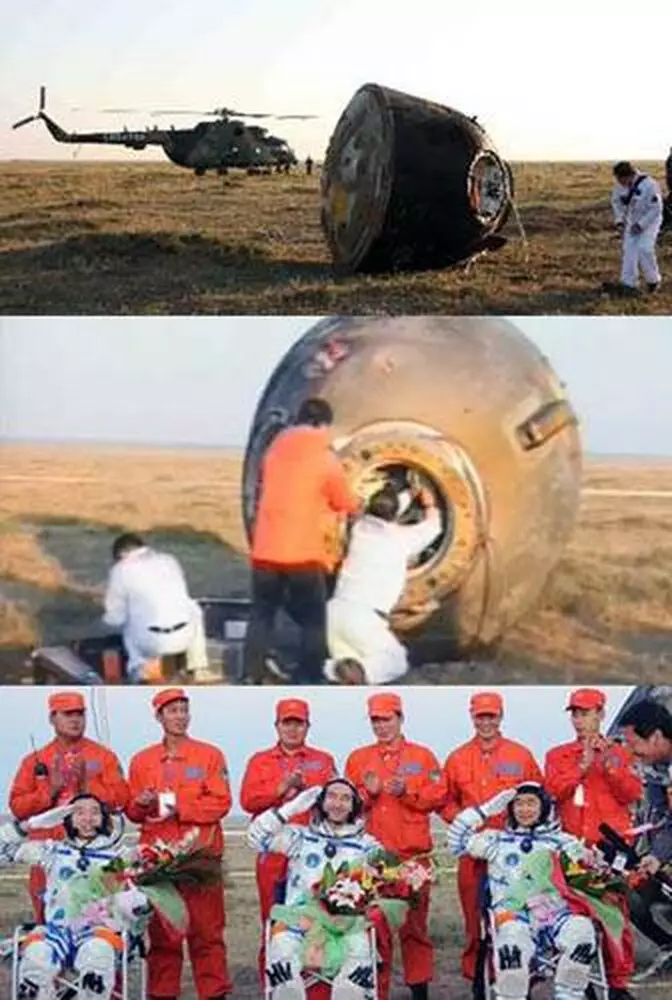 Alle drei chinesischen Astronauten kehrten sicher zur Erde zurück