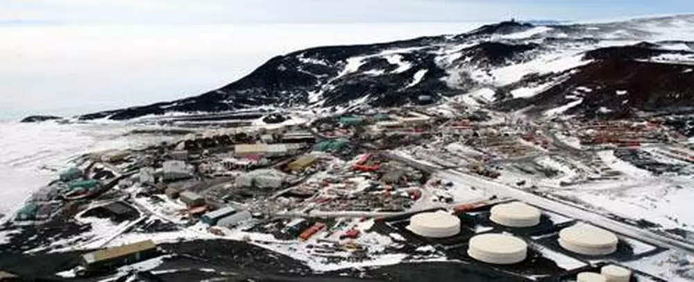 McMurdo Antarktic Station - ennätysilmapallon laukaisupaikka