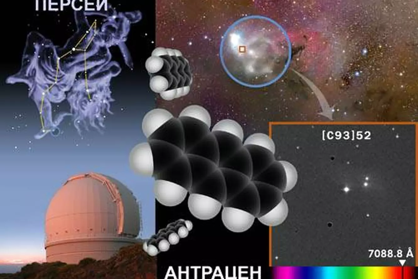 Anthracene space: Organics sa kawanangan