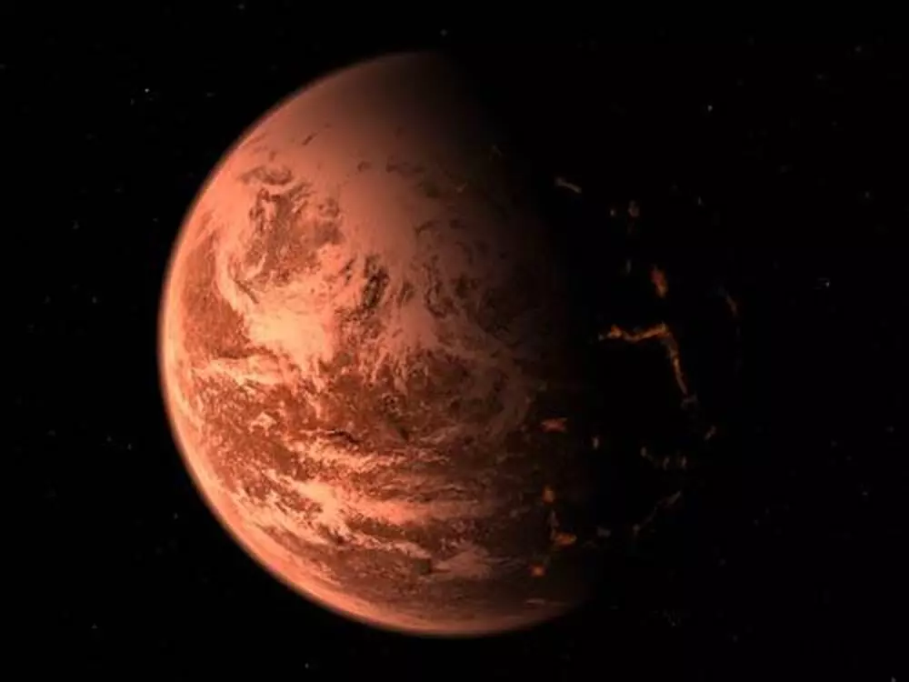 Το Gliese 876 d μέσα από τα μάτια ενός καλλιτέχνη