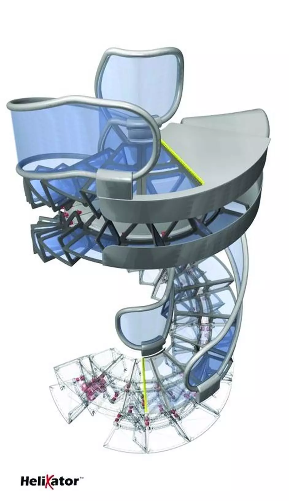 Spiralno: tekoče stopnice kot dvigalo 331353_1