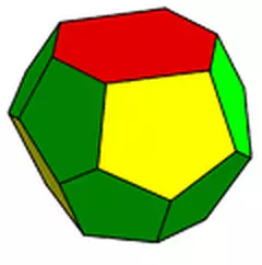 Tetradekaéder két hatszögletű és tizenkét ötszögletű lappal, a Weir-Phelan szerkezet része.