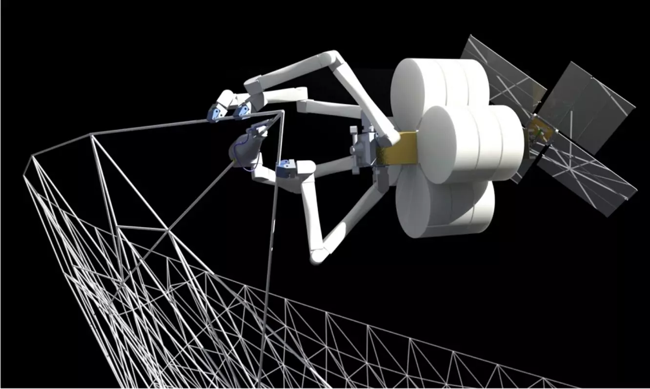 Robotên spider dê li orbitê keştiyên fezayê ava bikin 334698_1