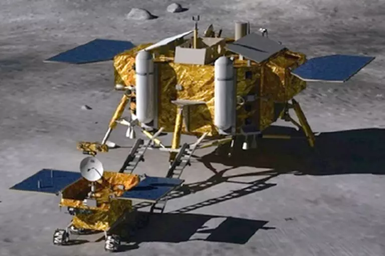 Espaçonave Chang'e-3 entra em órbita lunar 335266_1