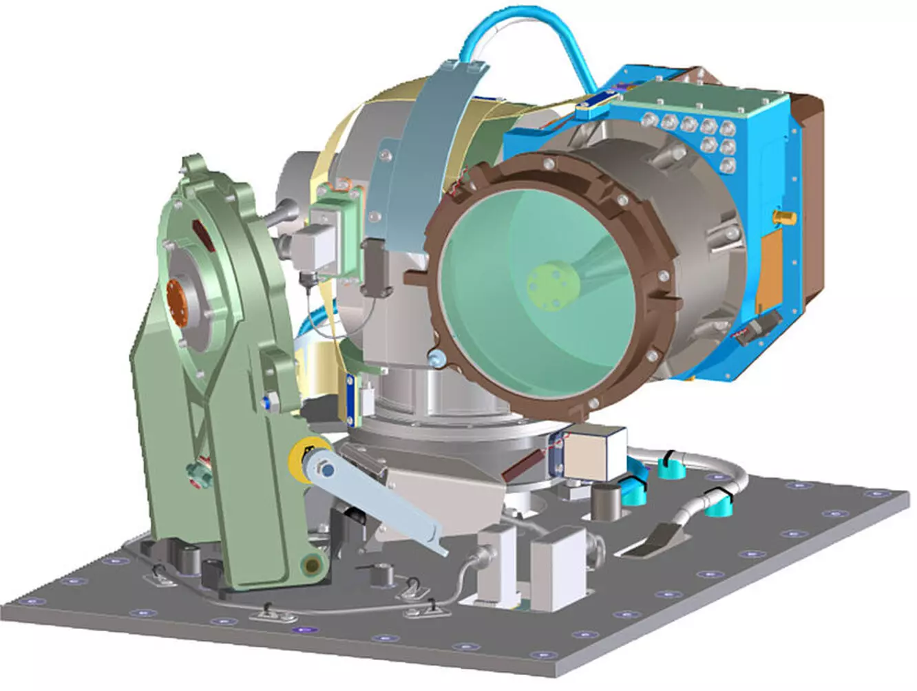 Ilargiaren orbitan dagoen satelite baterako modulua, Lurretik seinale bat jasotzen duena