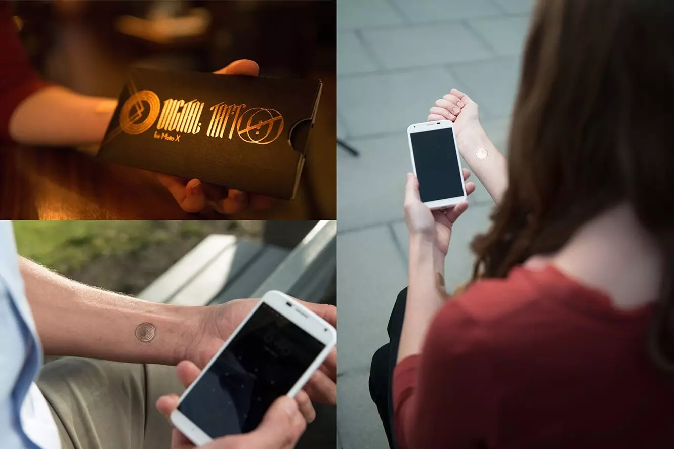 Moto X herkent gebruikers aan digitale tatoeages