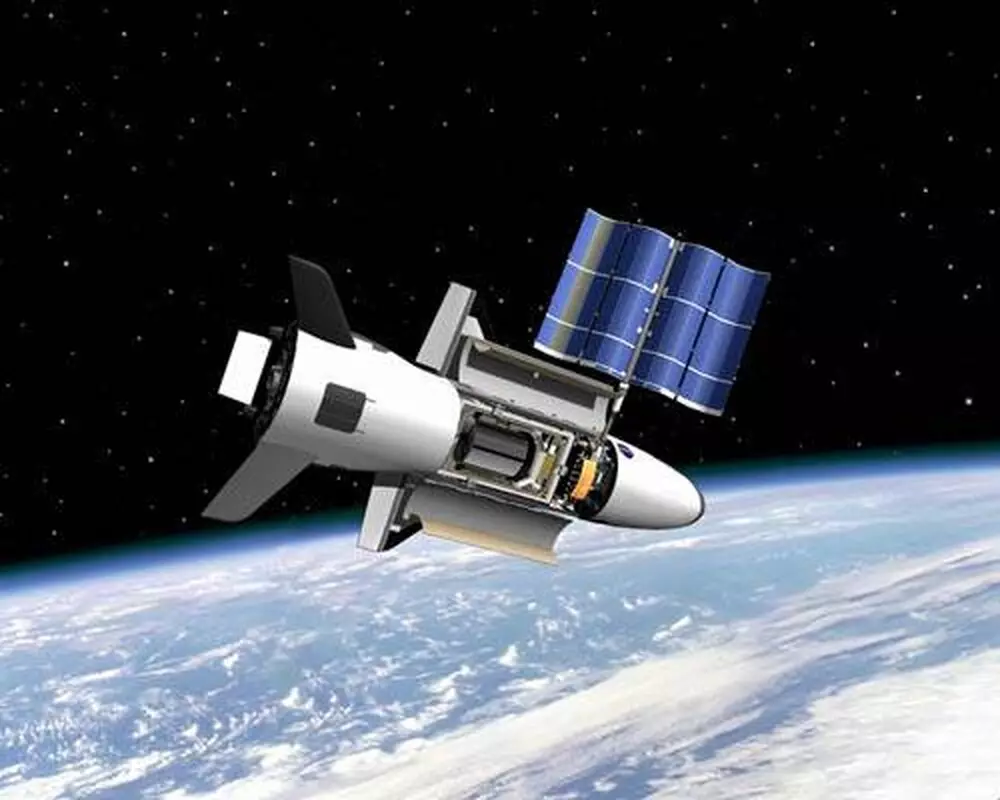 É assim que o X-37 deveria ser quando ainda estava sendo desenvolvido sob os auspícios da NASA