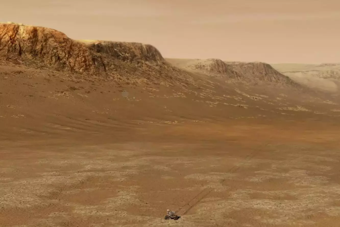 Ciekła woda na Marsie mogła istnieć dzięki lodowatym chmurom
