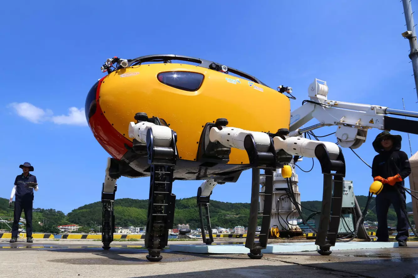 Crabster: o que um submarino de caranguejo não tripulado de seis patas pode fazer