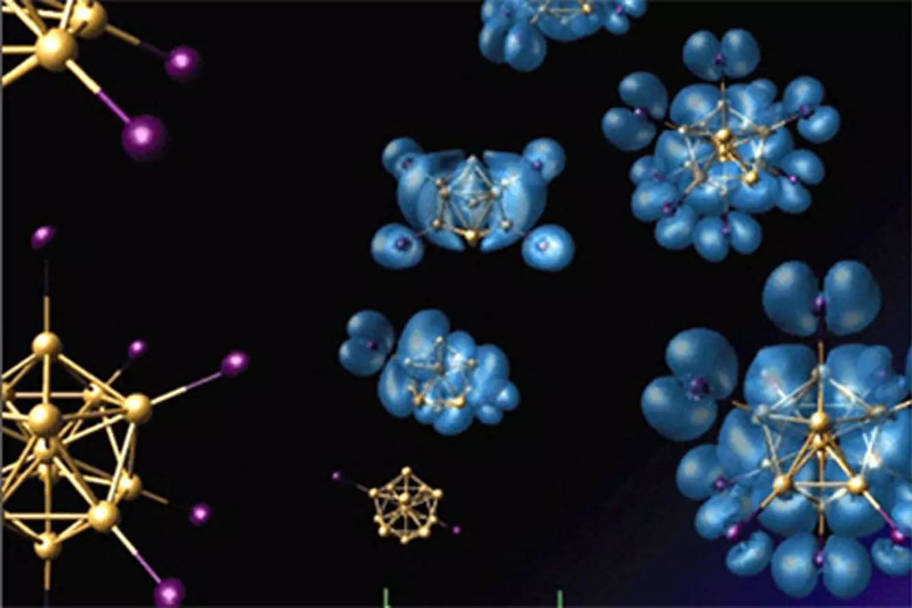 Gemaakt van het eerste supermolecuul van kunstmatige atomen