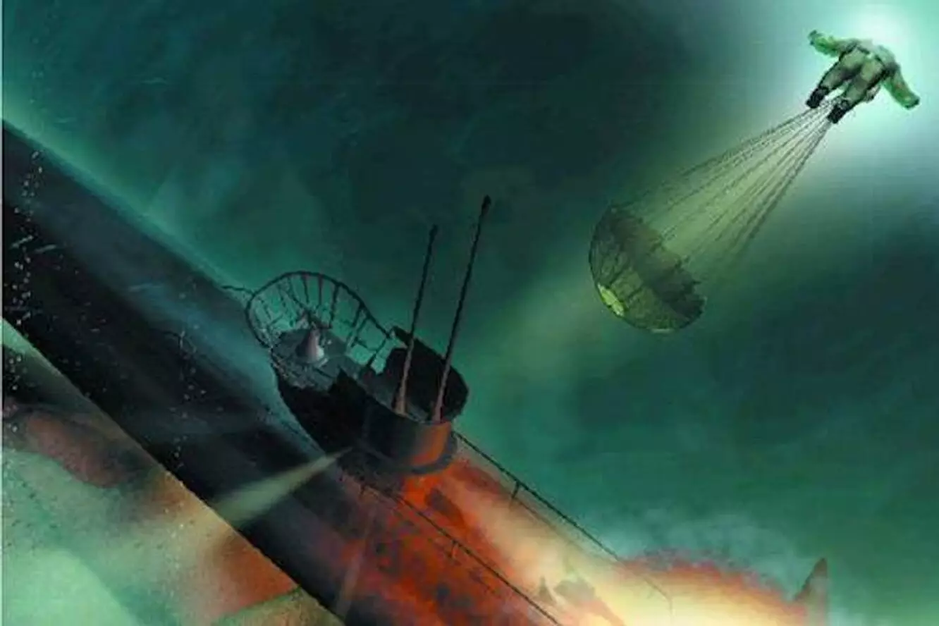 Podvodni padobran - plutajuće sidro