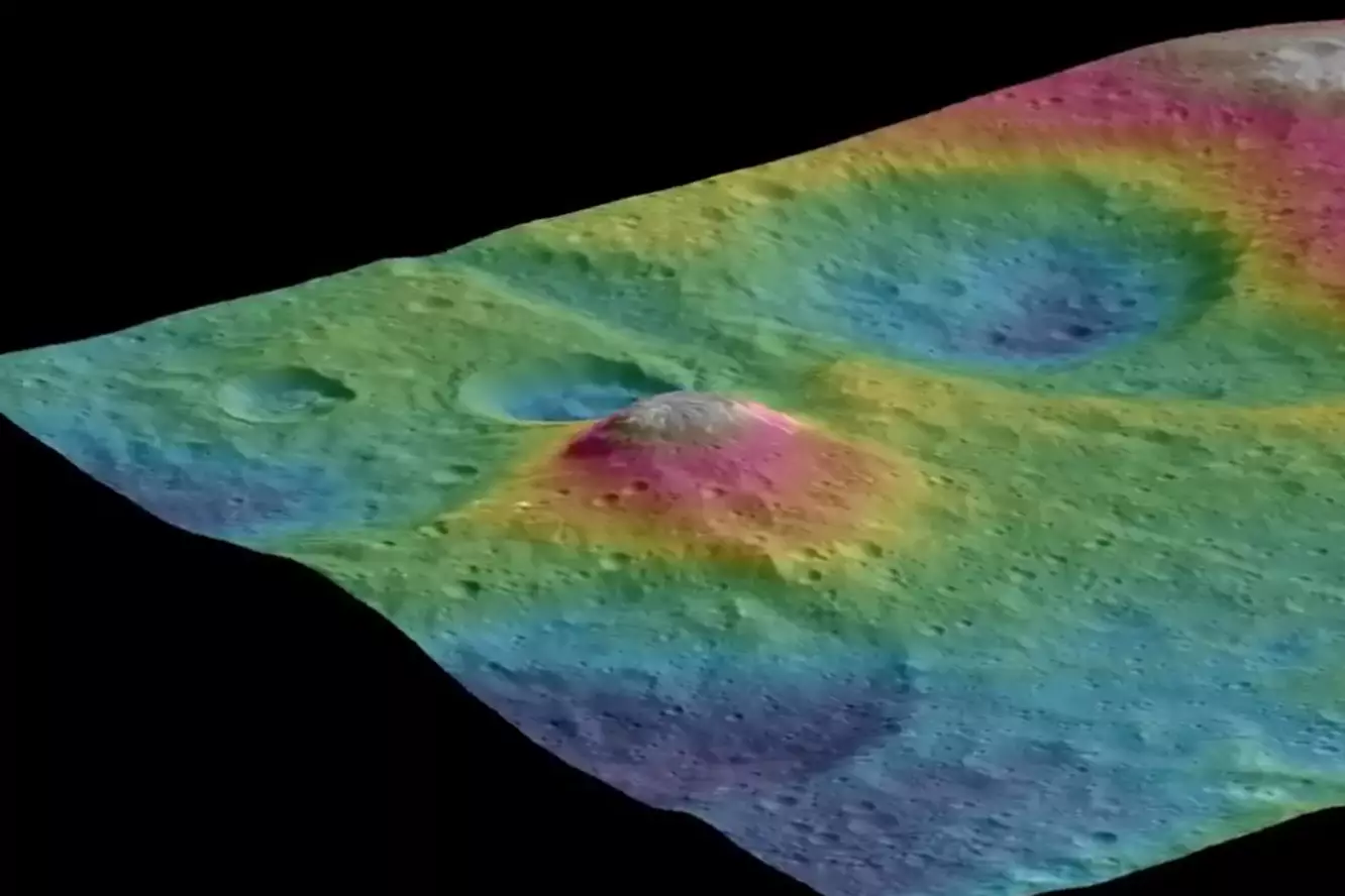 Núi lửa băng được phát hiện trên Ceres