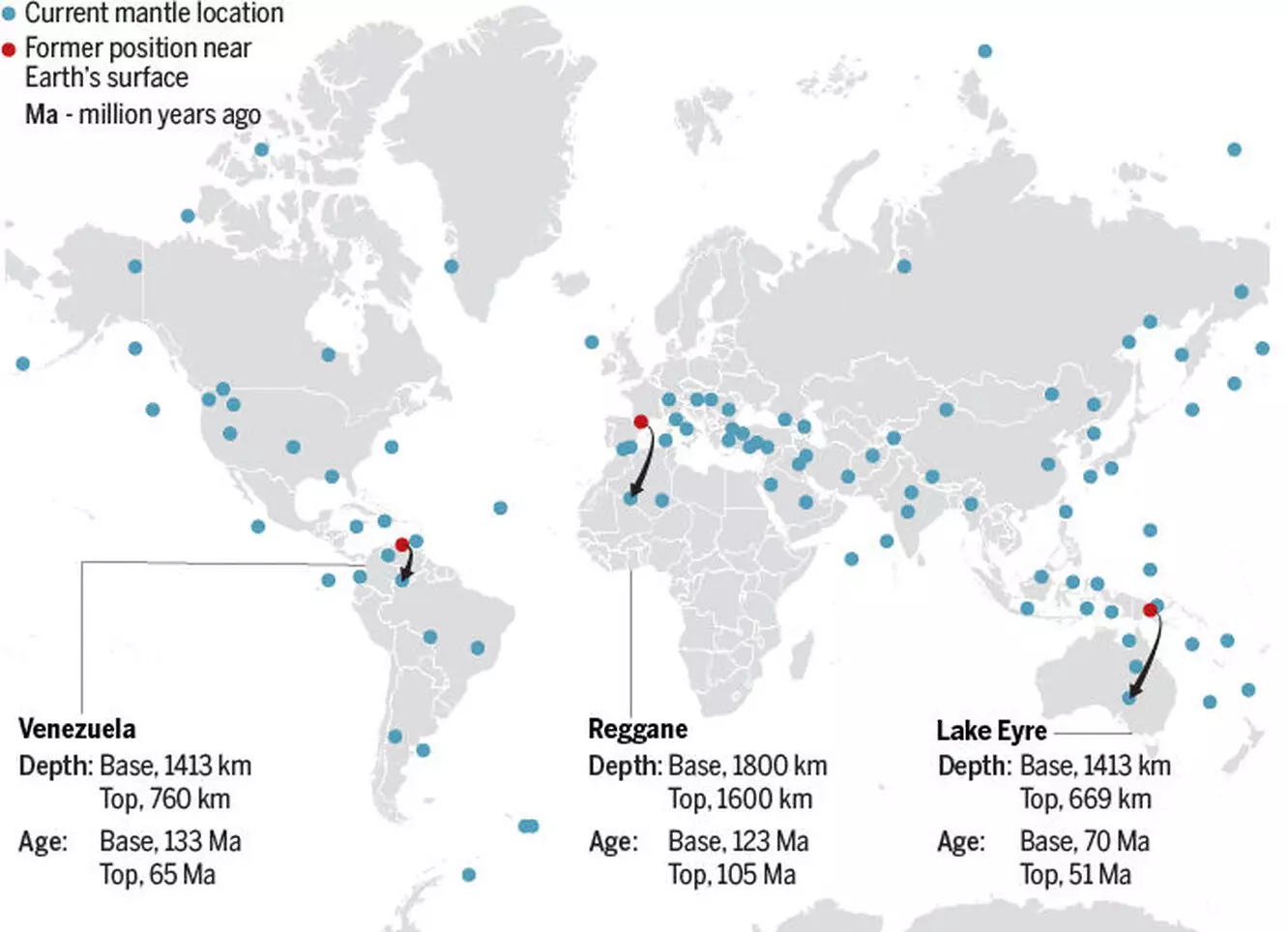 지구에서 가장 지진 활동이 활발한 지역에 위치한 센서 지도는 다음과 같습니다.