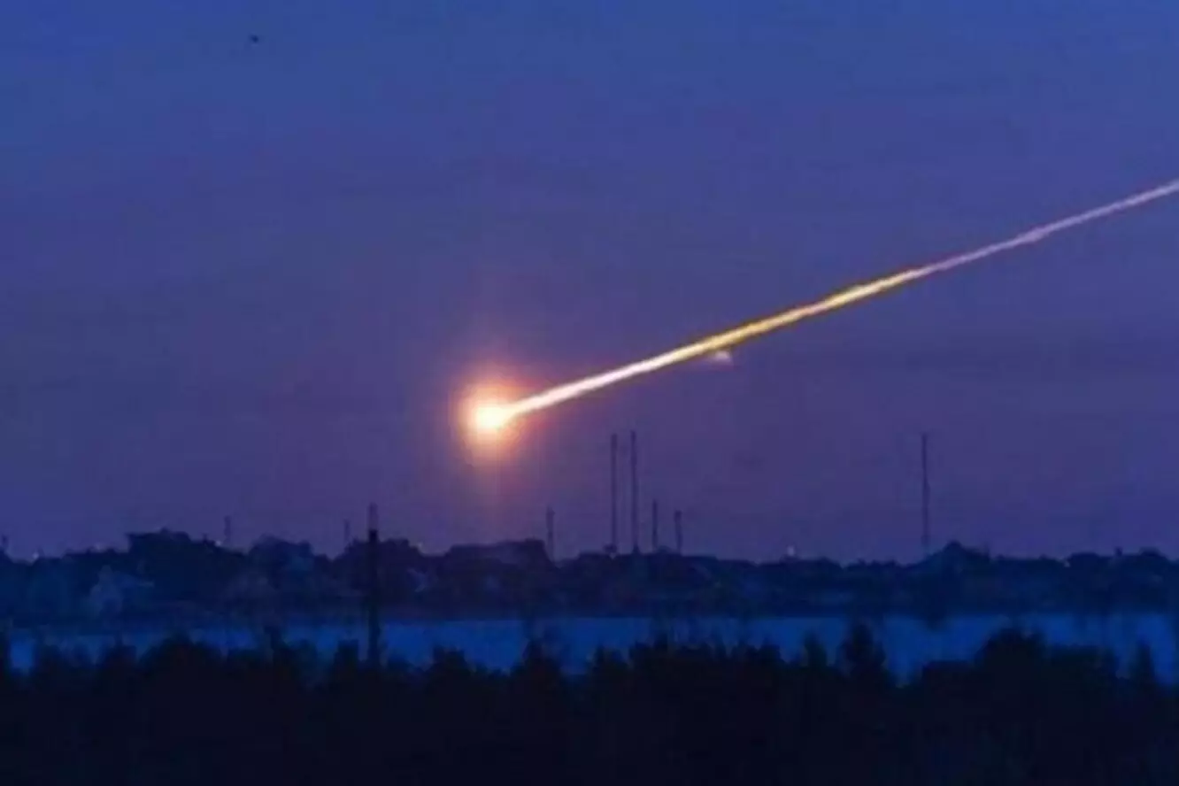 Isang meteorite ang nahulog malapit sa lungsod ng Sayanogorsk sa Siberia