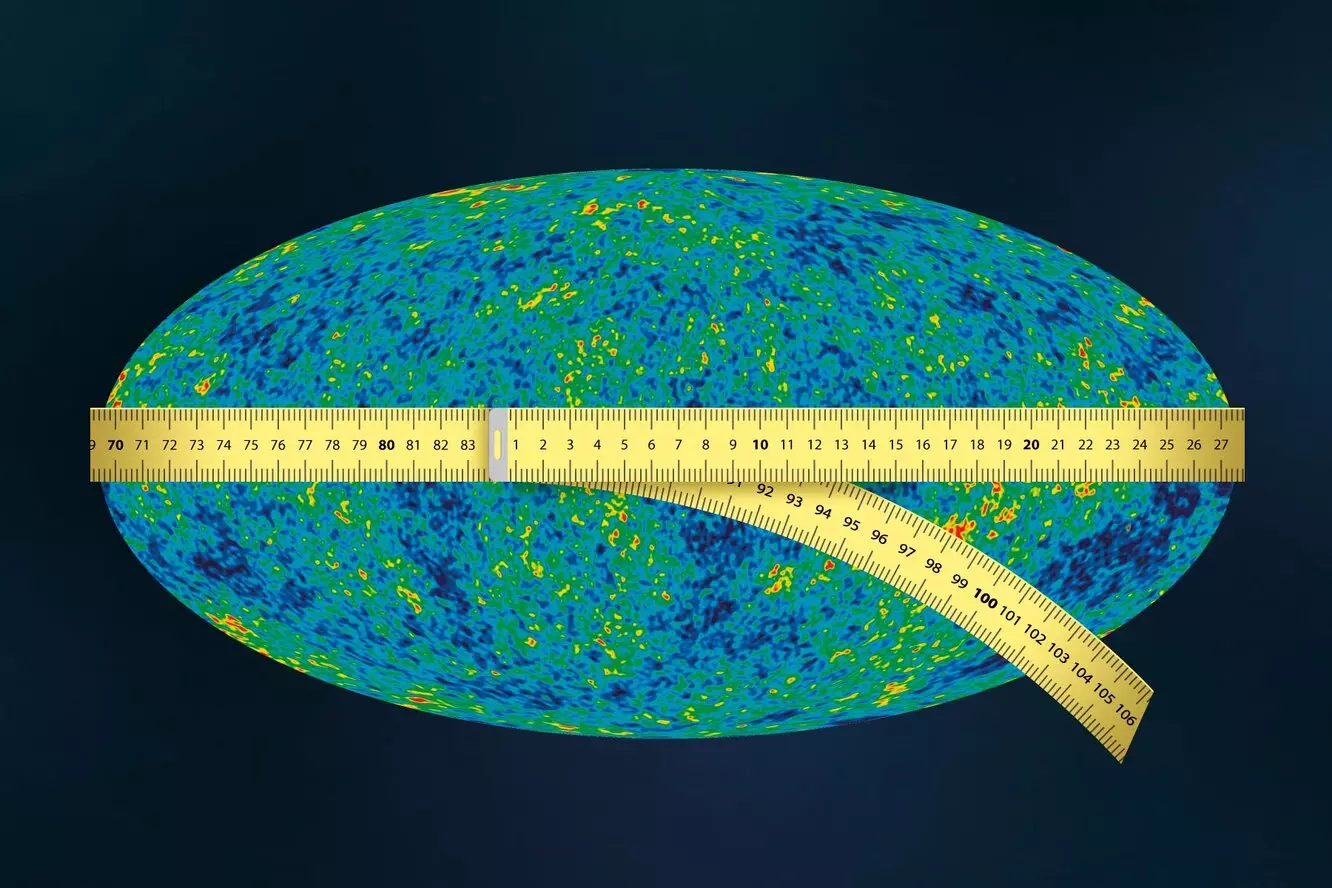 Natuerkundigen fûnen út hoefolle tsjustere matearje it universum ferlern hat