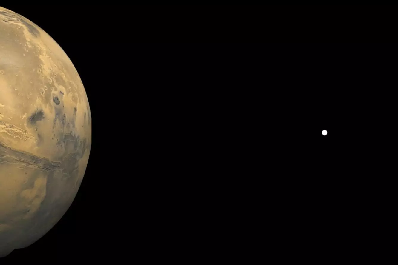 De Mars hätt vläicht ee risegen, mysteriéise Mound gehat: nei Fuerschung