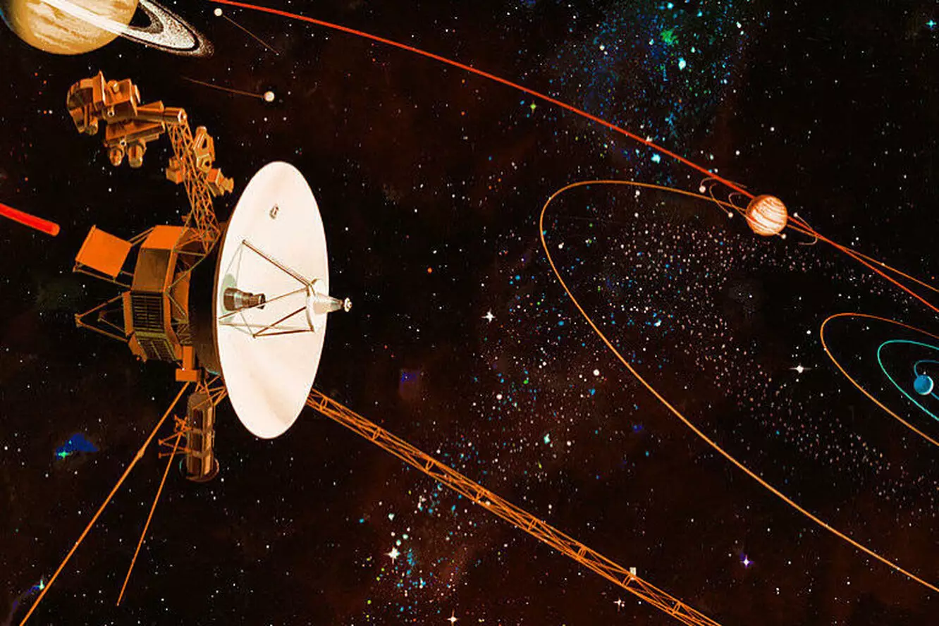 Voyager 1 lub hom phiaj: interstellar wanderer tau los ze zog me ntsis rau lub ntiaj teb